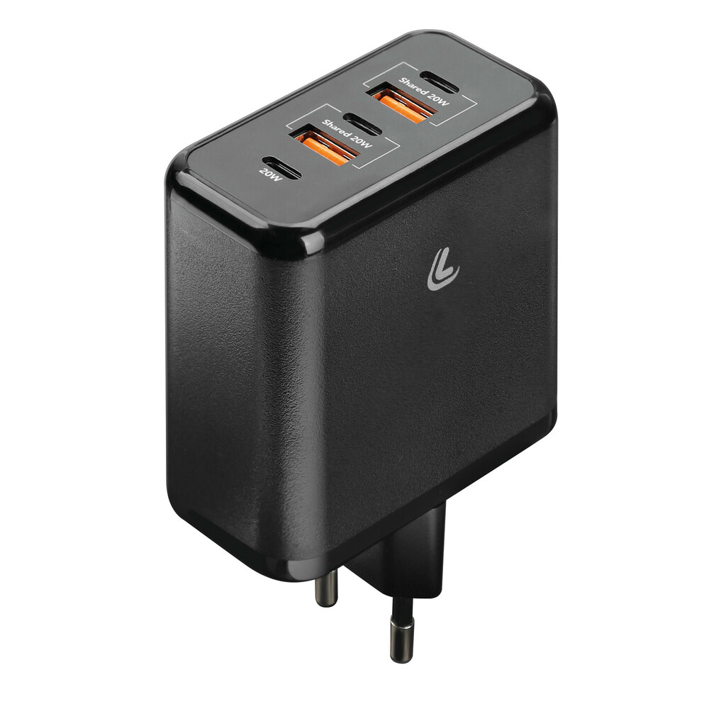 ΦΟΡΤΙΣΤΗΣ ΜΕ ΟΙΚΙΑΚΗ ΠΡΙΖΑ 100/230V 60W ΜΕ 5 ΘΥΡΕΣ USB (USB Ax2/USB Cx3 ...